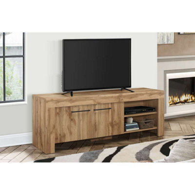 Birlea Compton Tv Unit In Oak Effect by B&Q | ufurnish.com