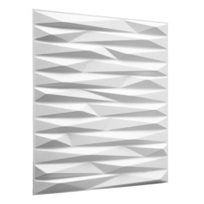 Walplus Valeria Design 3D Wall Panels Off White - 12 Boards 50X50Cm ...