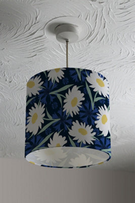 Andrew Lee Daisies On Navy (Ceiling & Lamp Shade) / 25Cm X 22Cm ...