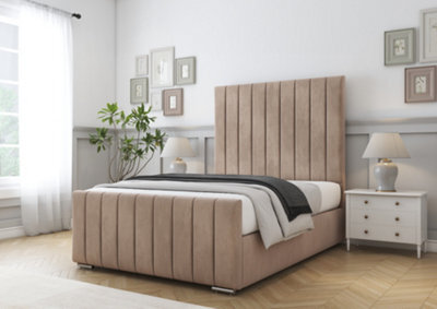 Comfort Beds Sara Mink Naples Bed Frame by B&Q | ufurnish.com