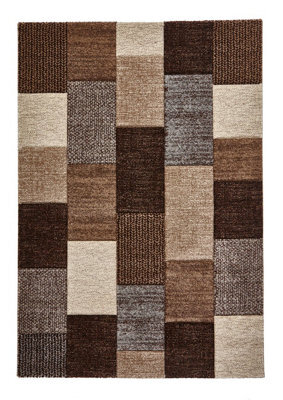 Beige/grey Rug, Geometric Rug, Stain-Resistant Rug, Modern Luxurious ...