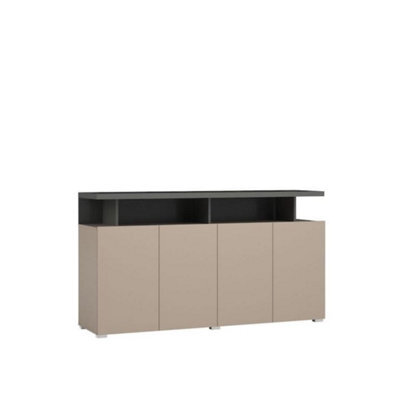 Arte Serio Sideboard Cabinet 154Cm - Congo, Anthracite & Black - Modern ...
