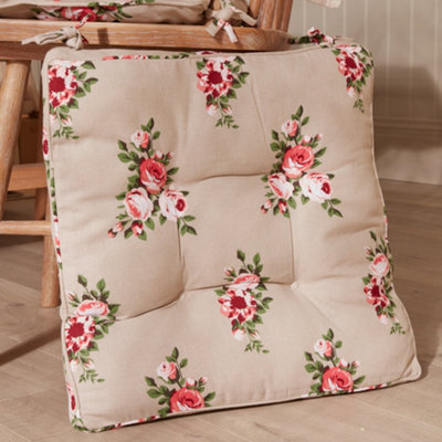 Dibor Set Of 4 Vintage Floral Indoor Furniture Dining Chair, Sofa Box ...