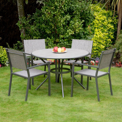 Suntime Outdoor Garden Furniture Adrano 110Cm 4 Seat Polywood Outdoor ...
