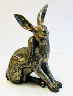 My Square Mile Hare Ornament Gift For Home Rabbit Figurine, Vintage ...