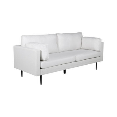 Boom Sofa , Black / Light Beige Fabric by B&Q | uFurnish.com