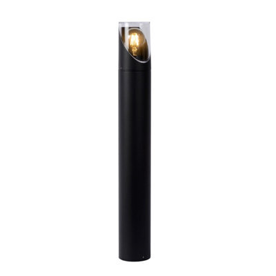 Lucide Norman Classic Bollard Light Outdoor 9Cm - 1Xe27 - Ip65 - Black ...