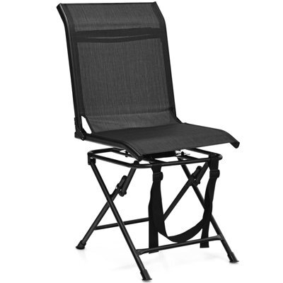 Costway Swivel Hunting Chair Foldable 360 Free Rotation Chair Spin ...