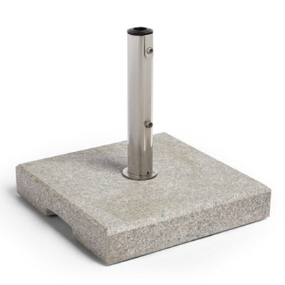 Vonhaus Parasol Base 22Kg, Heavy Duty Umbrella Stand With 3 Pole ...