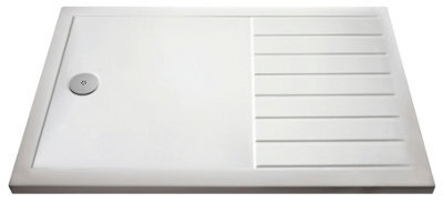 Balterley Premium Walk-In Shower Tray 1700mm X 700mm - White by B&Q ...