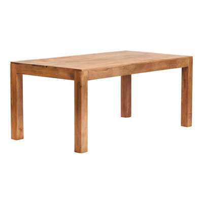 Worcester Poko Light Mango Large Dining Table by B&Q | ufurnish.com