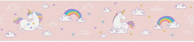 Zed Décor Zed Decor Pink Love Unicorn Rainbow Stars Kids Room ...