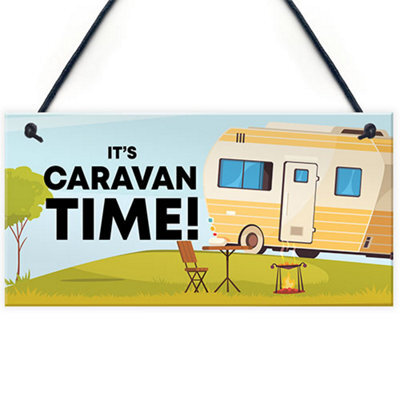 Red Ocean Caravan Sign Novelty Campervan Sign Caravan Lover Gift ...