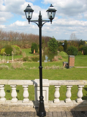 Garden Market Place Garden Lighting - Victorian Style Double Headed ...