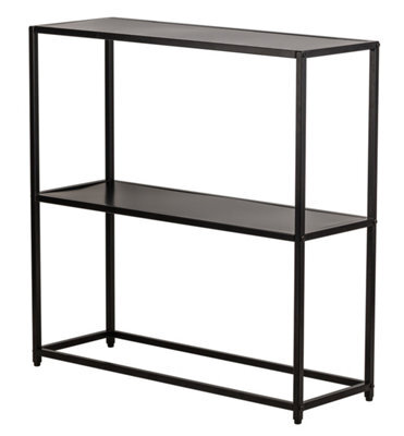 Nordlys Industrial Black Metal Console Table Industrial Style Living ...