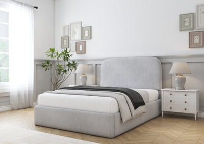 Comfort Beds Diana Silver Naples Bed Frame by B&Q | ufurnish.com