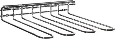 CKB LTD Vinology Wall Mounted Rack 3 Section Wine Stemmed Highball ...