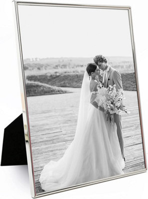 Photo Frames & Art Pf&a Silver Plated Fine Photo Frame - 10X8 by B&Q ...