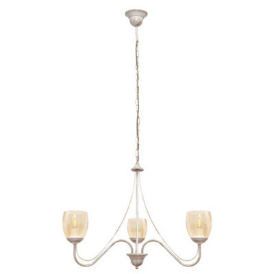 Luminosa Lighting Luminosa Allena Multi Arm Pendant Ceiling Light White ...