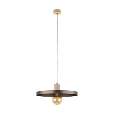 Luminosa Lighting Luminosa Sila 40Cm Dome Pendant Ceiling Light Brown ...