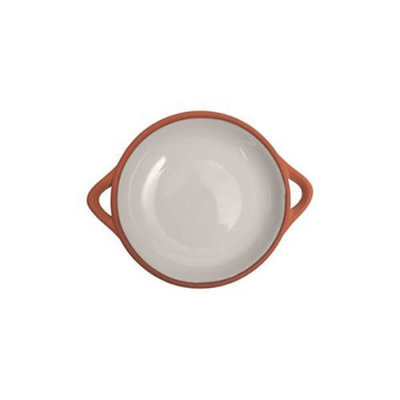 Dexam Sintra Small Glazed Terracotta Tapas Dish Stone by B&Q | ufurnish.com