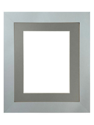 Frames By Post Metro Light Grey Frame With Dark Grey Mount For ...