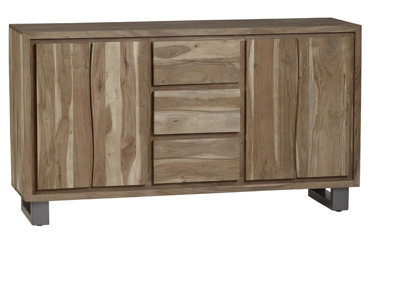 Buttercup Farm Baltic Live Edge Extra Large Sideboard - Metal/acacia ...