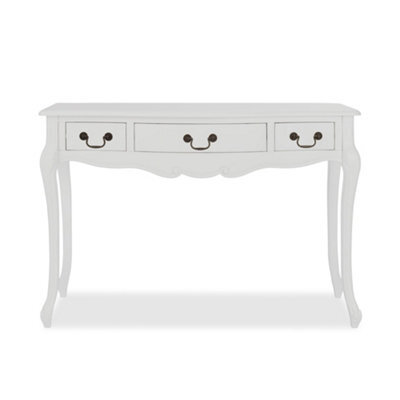 Statement Furniture Juliette Shabby Chic Dressing Table- White by B&Q ...