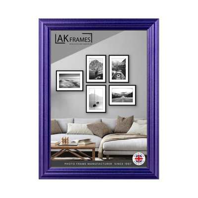 "AK Frames 11X8.5"" Classic Purple Modern Picture Frame - Poster Frame ...