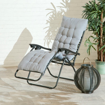 Suntime Outdoor Garden Furniture Royale Relaxer Garden Chair With Long ...