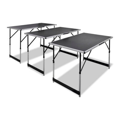 Walplus Pasting Table 3 Pcs Foldable Height Adjustable by B&Q ...