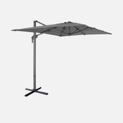 Sweeek. 2X3M Rectangular Cantilever Paraso - Parasol Can Be Tilted ...