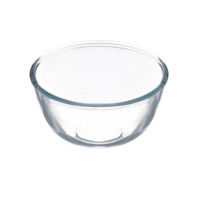 Pyrex Clic Mixing Bowl Clear (2L) by B&Q | ufurnish.com