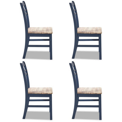 Statement Furniture Florence Country Style Wooden Chairs Set Of 4 ...