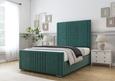 Comfort Beds Royal Emerald Plush Bed Frame by B&Q | ufurnish.com