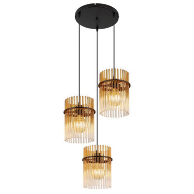 Luminosa Lighting Luminosa Gorley Cluster Pendant Ceiling Light Matt ...
