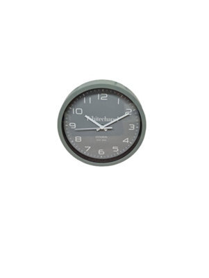 Geko Grey Tonal Clock 20Cm by B&Q | ufurnish.com