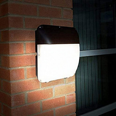 CGC Lighting Rebel - Cgc Black Bulkhead Led Outdoor Wall Light by B&Q ...