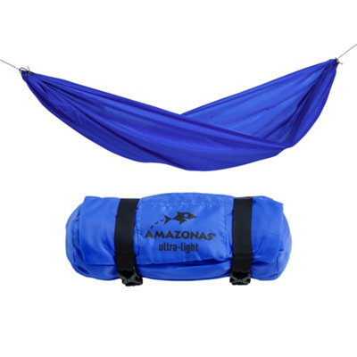 AMAZONAS Ultralight Hammock Travel Set - Blue by B&Q | ufurnish.com