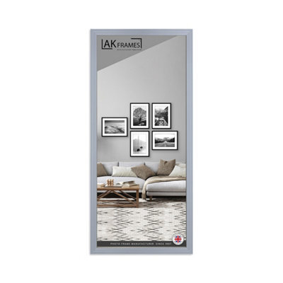 "AK Frames 20X12"" Classic Light Grey Modern Picture Frame - Poster ...