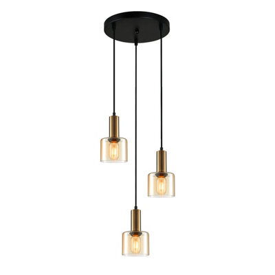 Luminosa Lighting Luminosa Santia Modern 3 Light Cluster Pendant ...