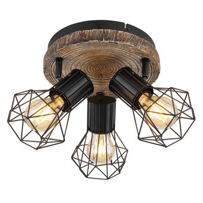 Luminosa Lighting Luminosa Priska Ceiling Spotlight Clusters Black 3X ...