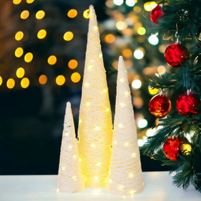 Urbn-Living Urbnliving 80Cm Height 3 Pcs Led Light Up Christmas Tree ...