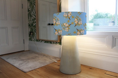 Andrew Lee Orchid Branches On Blue (Ceiling & Lamp Shade) / 25Cm X 22Cm ...