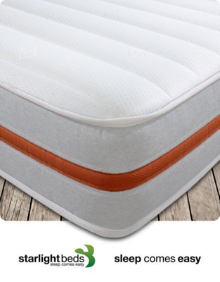Starlight Beds Starlight 04 - Eco Friendly Memory Foam Spring Mattress ...