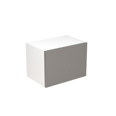 Kitchen Kit Dust Grey Matt Slab Door Wall Mounted Short Bridging Unit ...