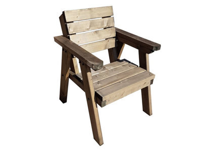 Arbor Garden Solutions Consilium Garden Fence Bench With Back-Rest (2Ft ...