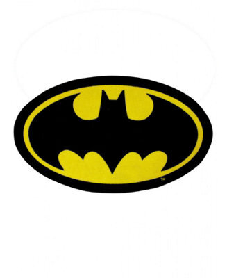Batman Iconic Logo Shaped Floor Rug by B&Q | ufurnish.com