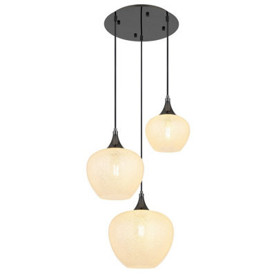 Luminosa Lighting Luminosa Maxy Cluster Pendant Ceiling Light Gunmetal ...