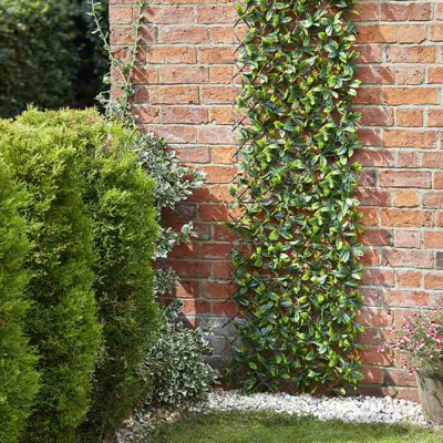 Marco Paul Artificial Garden Lemon Leaf Trellis 1.8M by B&Q | ufurnish.com